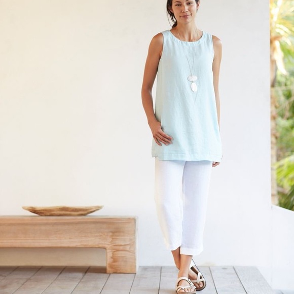 J. Jill | Tops | Pure Jill Sleeveless Linen Tunic | Poshmark